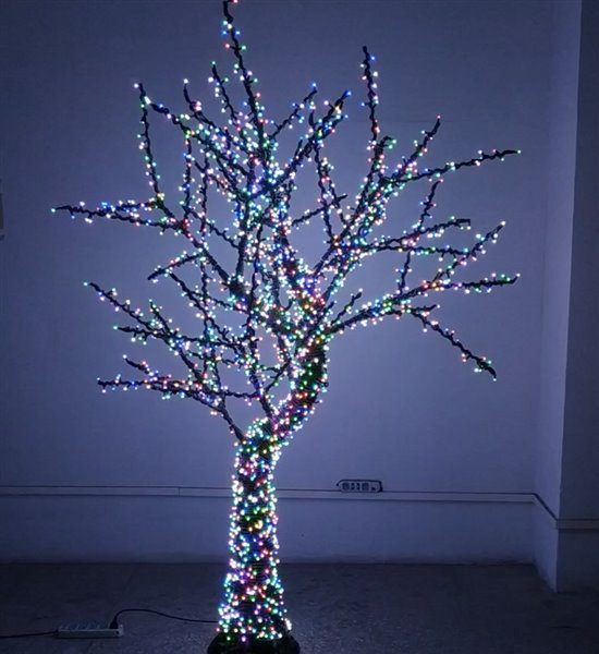 10' Dynamic Overlit Tree - RGBWW – Lights for Decorators