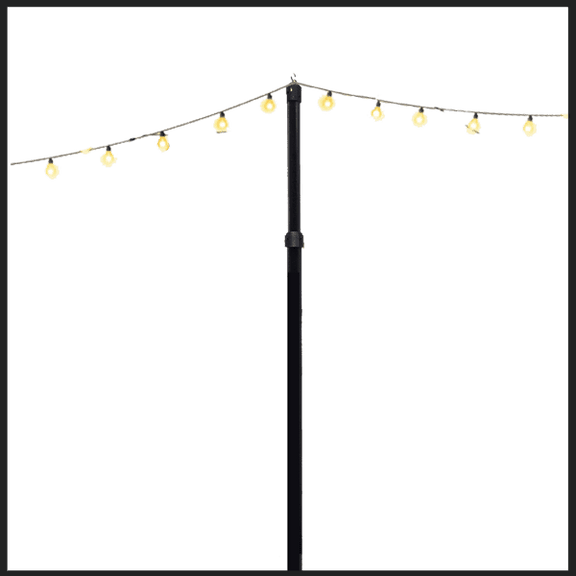 Fiberglass Pole for patio lights – Lights for Decorators